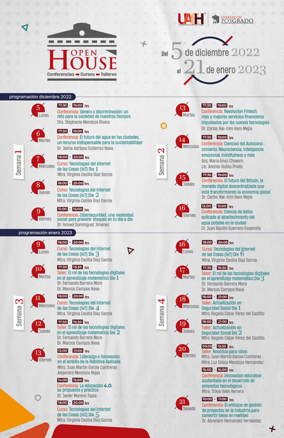 Open House :: Colegio de Posgrado