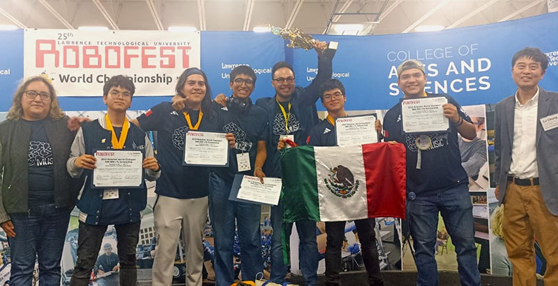 Boletín :: Conquistan estudiantes de UAEH Robofest World Championship 2024